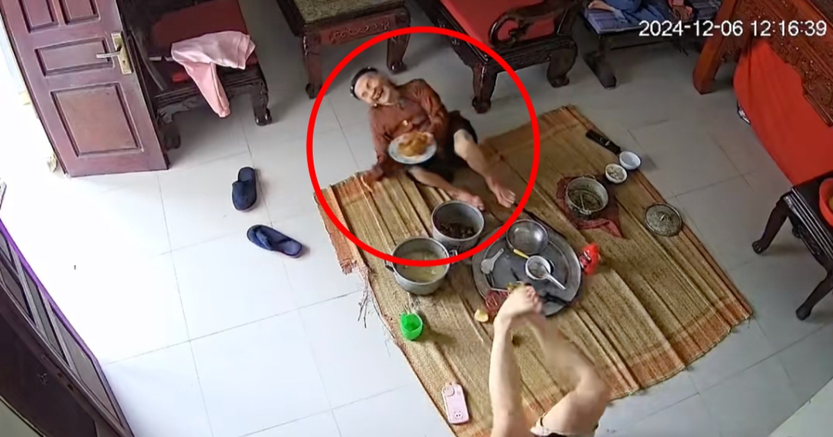 Chuyện đằng sau video cụ bà U100 cười ngã lăn ra sàn, rơi đĩa thịt trên tay | Báo Dân trí