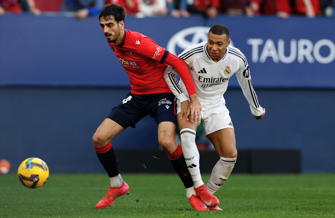 Bellingham nhận thẻ đỏ vì thóa mạ trọng tài ngày Real Madrid chia điểm ...