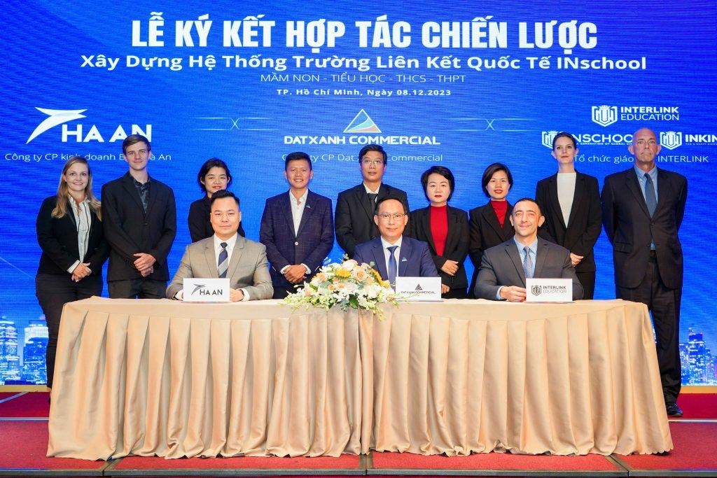 Interlink Education, Dat Xanh Commercial, Công ty Hà An hợp tác phát ...