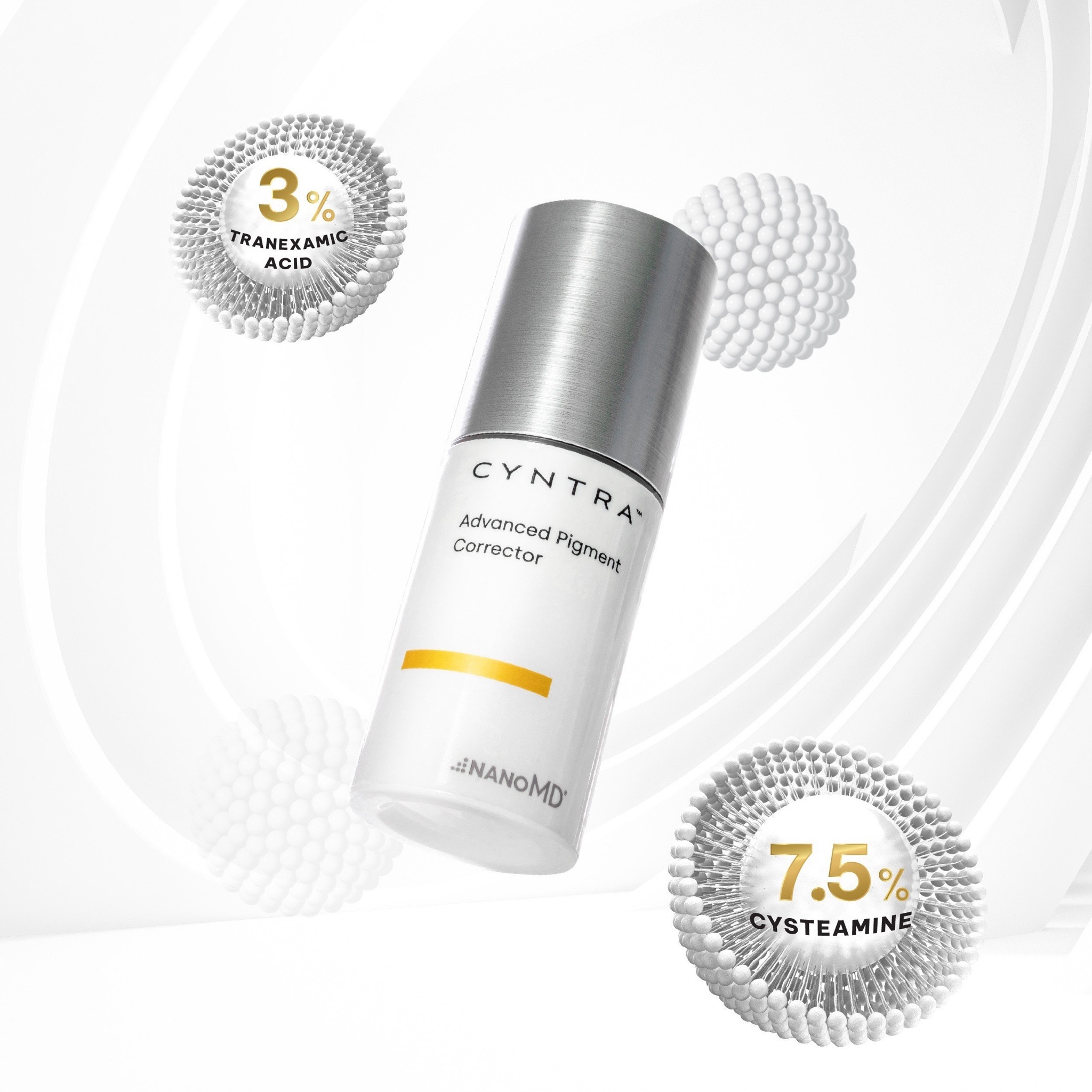 NanoMD Cyntra chứa 7,5% Cysteamine và 3% Tranexamic Acid, hỗ trợ giảm ...