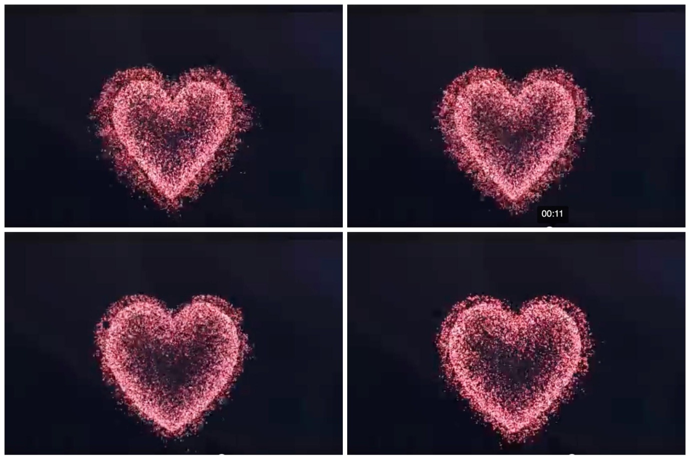 Dân mạng rủ nhau "đu trend" tạo hình trái tim bằng mã code | Báo Dân trí