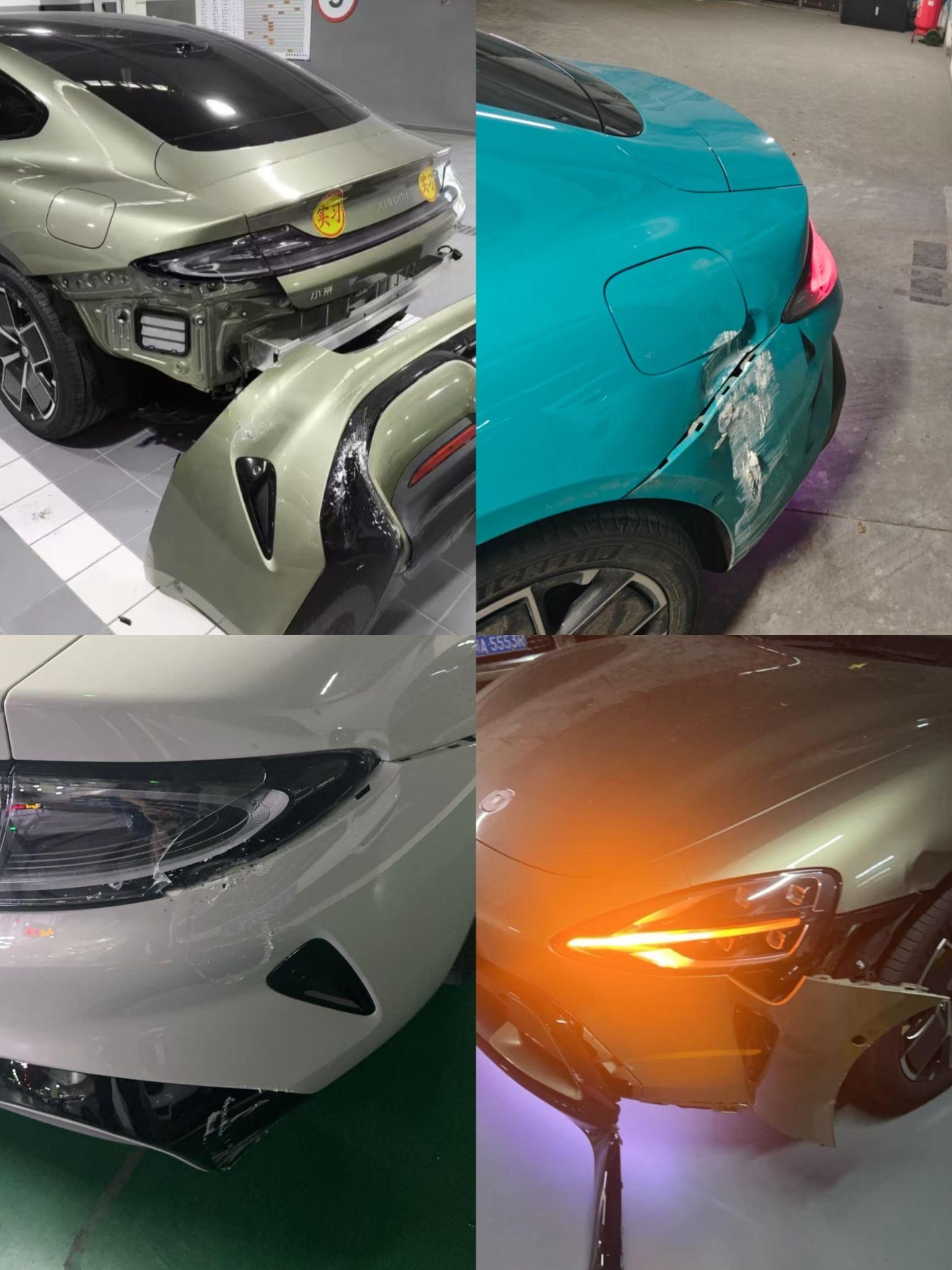 Hàng loạt ô tô điện Xiaomi SU7 gây tai nạn khi tự đỗ, phát hiện cột vẫn đâm | Báo Dân trí