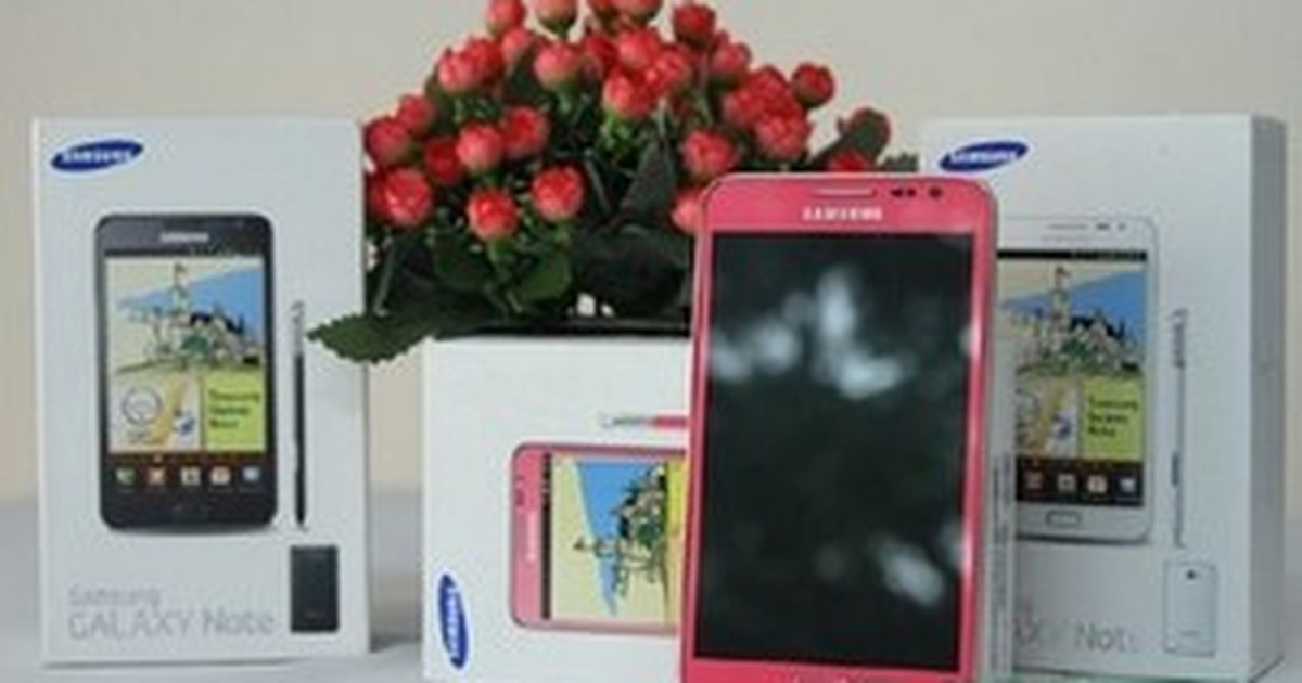 Khám phá Galaxy Note màu hồng đầy nữ tính tại Việt Nam | Báo Dân trí
