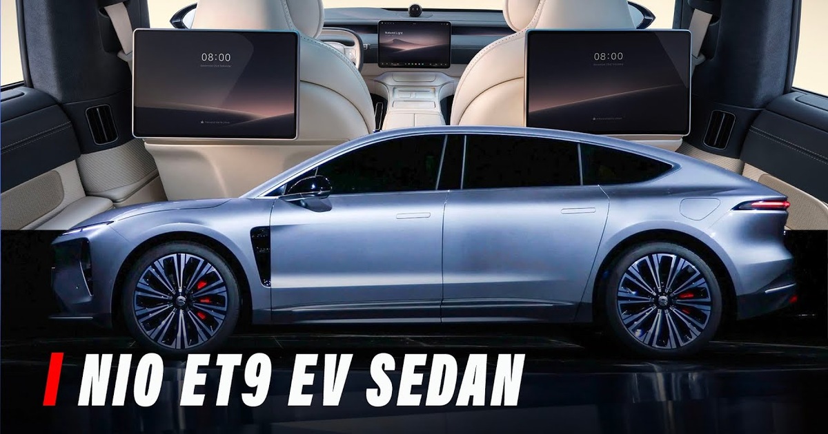 Video: Xe điện Trung Quốc Nio ET9 đi thêm được 255km chỉ sau 5 phút sạc | Báo Dân trí