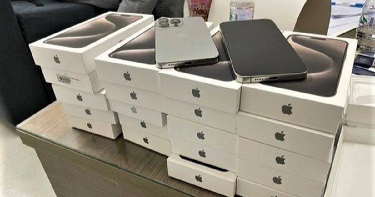 Bắt đối tượng nhập lậu 22 iPhone 15 Pro Max qua sân bay Tân Sơn Nhất | Báo Dân trí