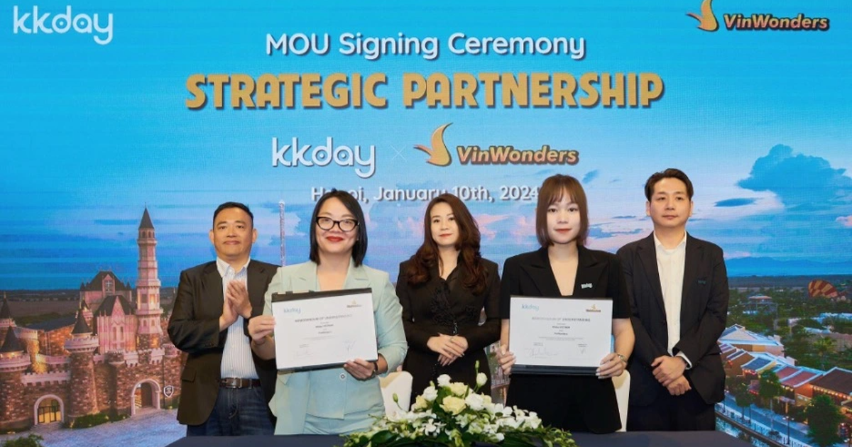 KKday ký kết hợp tác chiến lược với Vinwonders và Sun World | Báo Dân trí