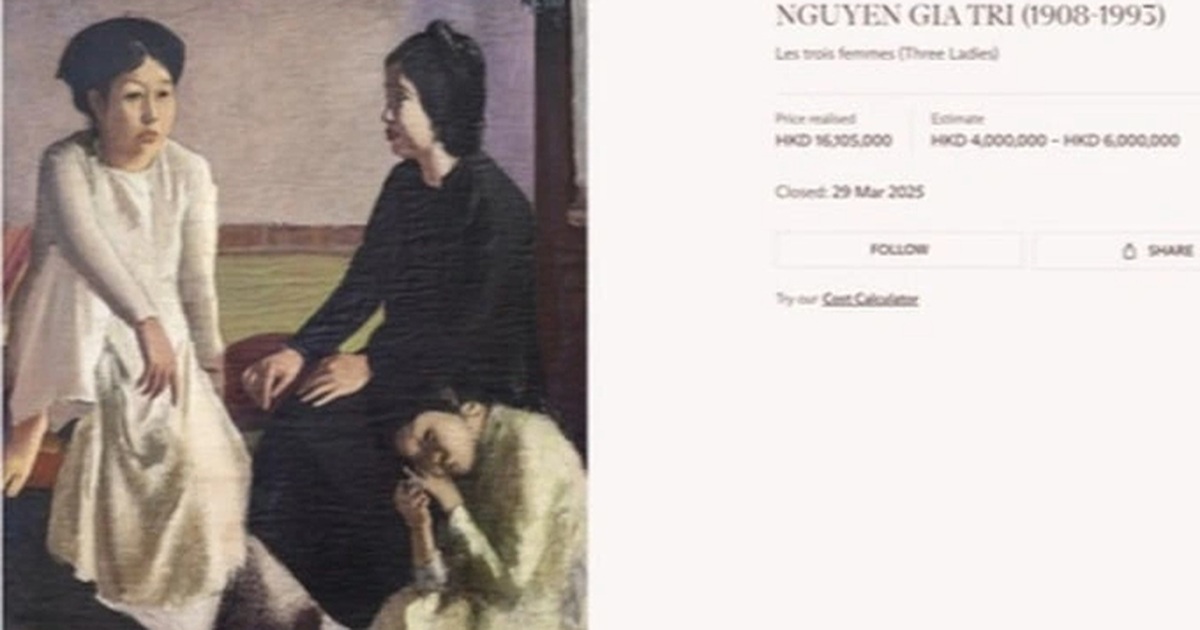 Bức họa 53 tỷ đồng của Nguyễn Gia Trí: Chuyên gia nói lý do tranh đắt giá | Báo Dân trí
