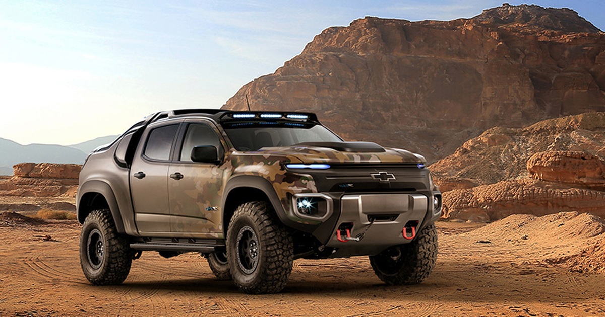 Chevrolet Colorado ZH2 Concept - "Dấn thân" vào việc nhà binh | Báo Dân trí