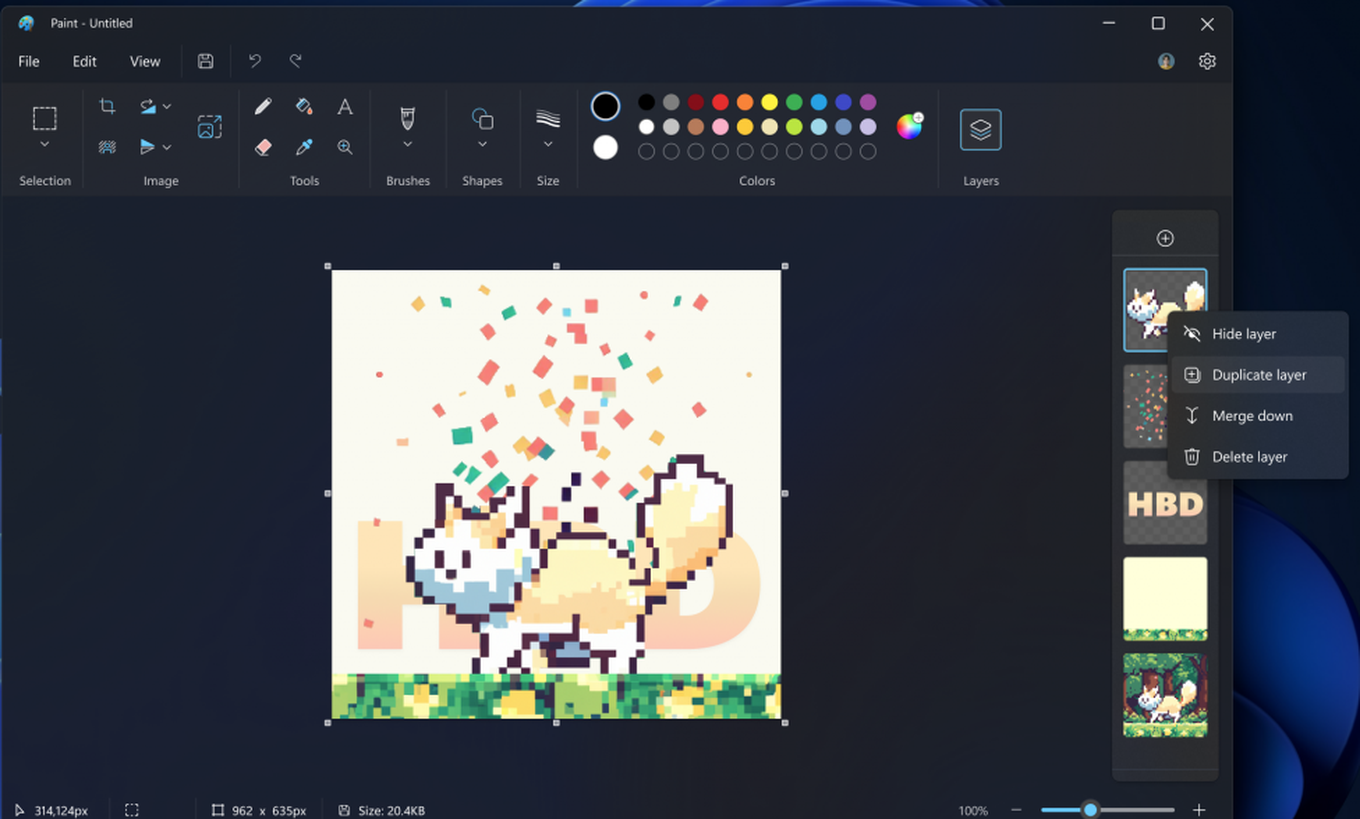 Microsoft cập nhật 2 tính năng hữu ích cho phần mềm Paint sau 38 năm ...