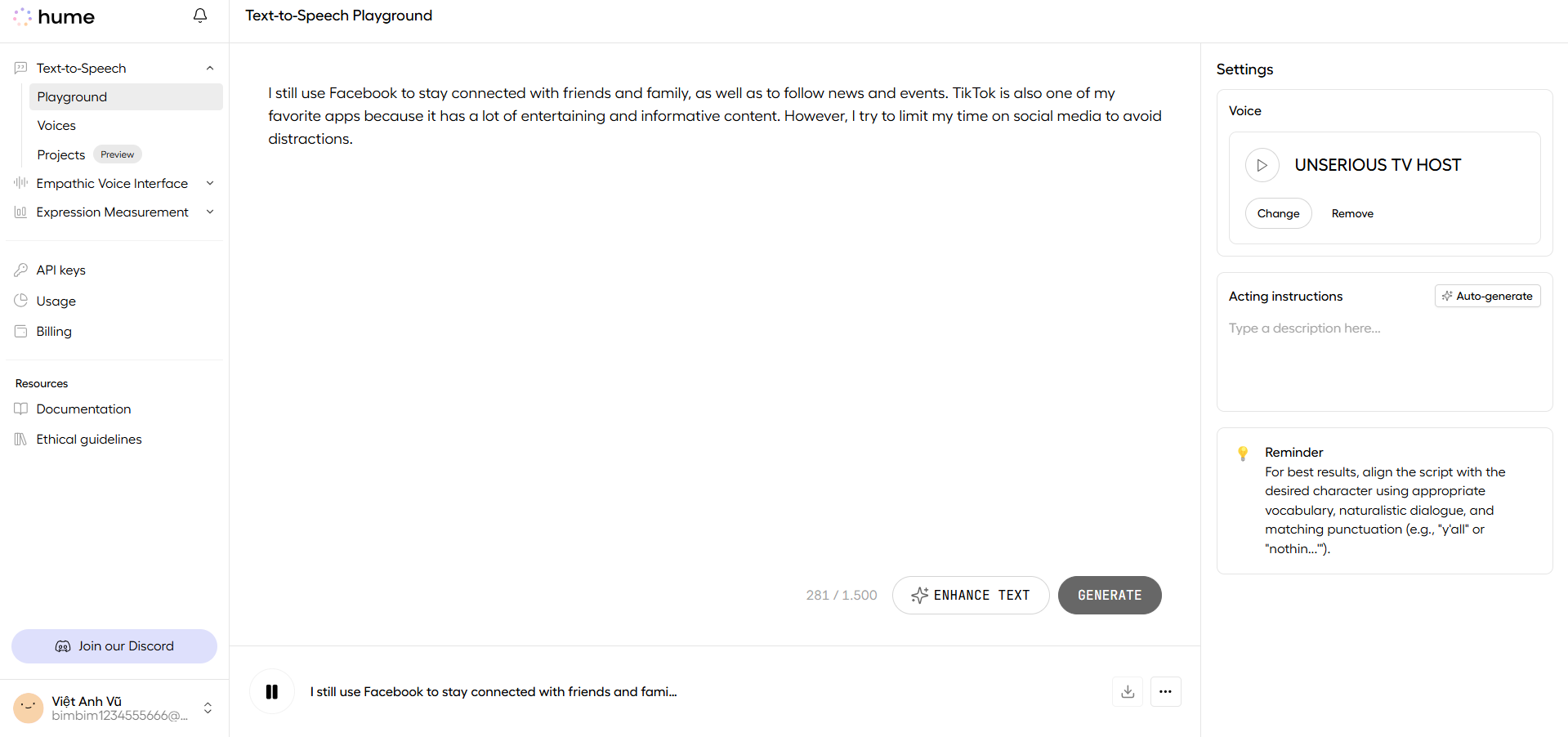 Detailed instructions on how to use AI to practice speaking for the ...