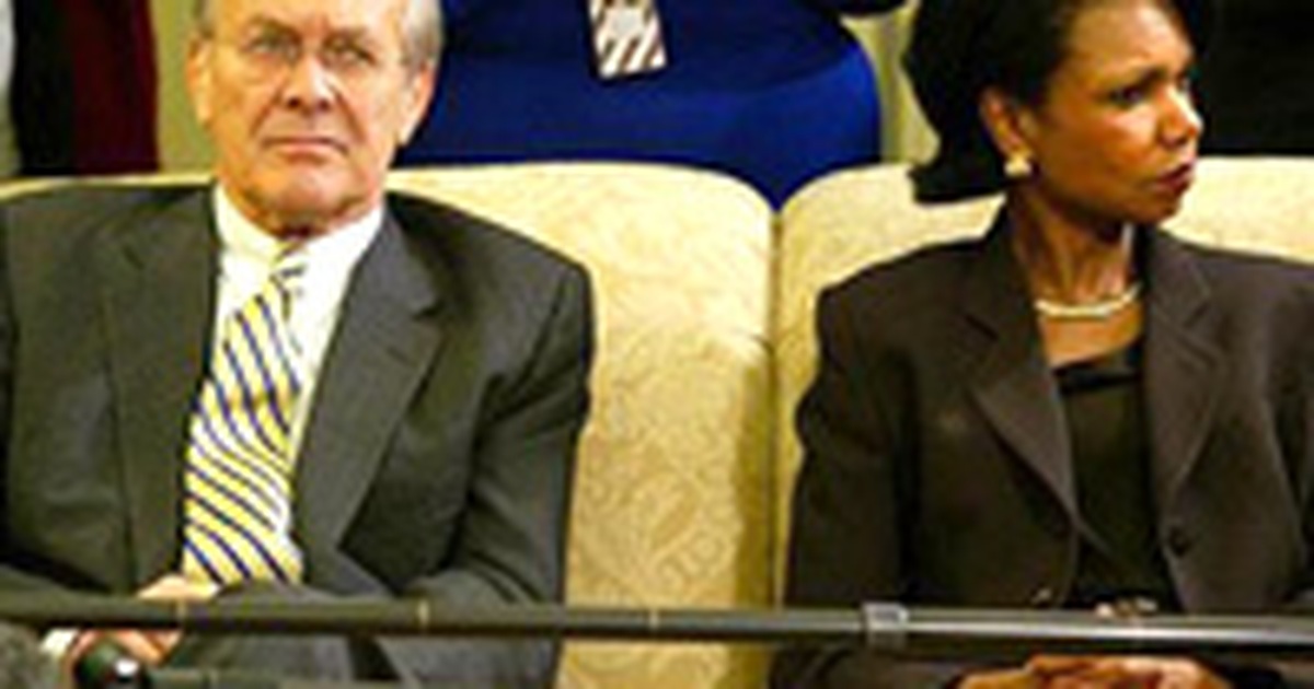 Bà Rice khóc vì cựu Bộ trưởng quốc phòng Rumsfeld | Báo Dân trí