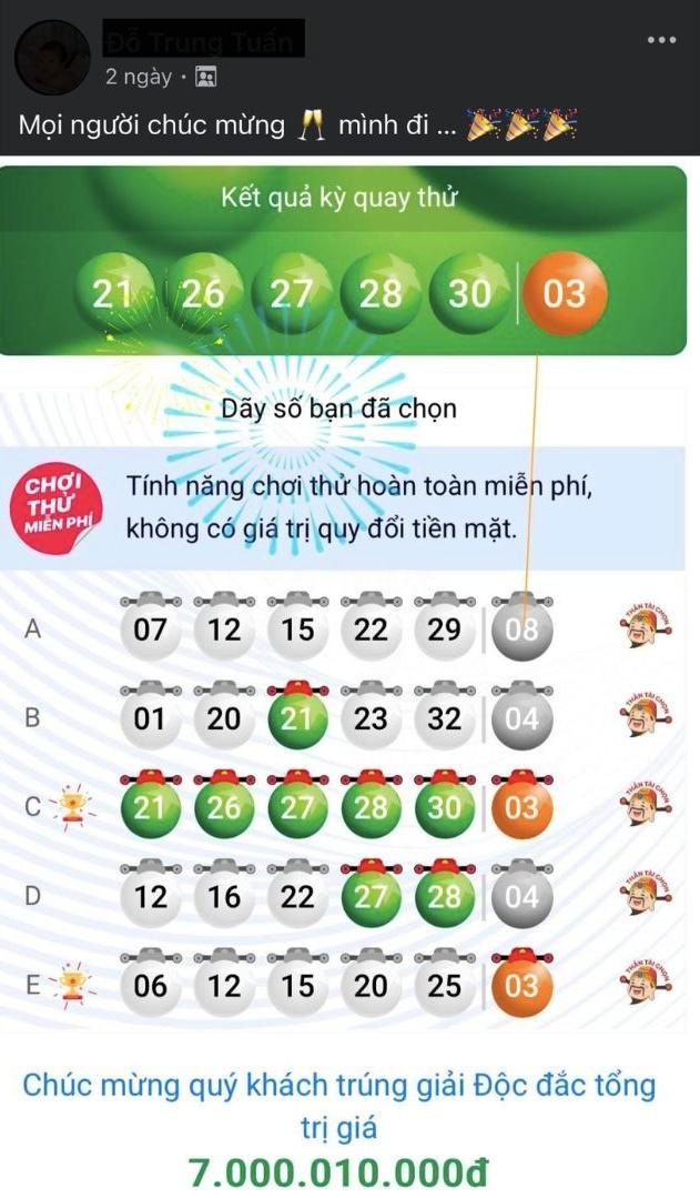 Experience playing the Lotto 5/35 quick-dial lottery on Vietlott SMS
