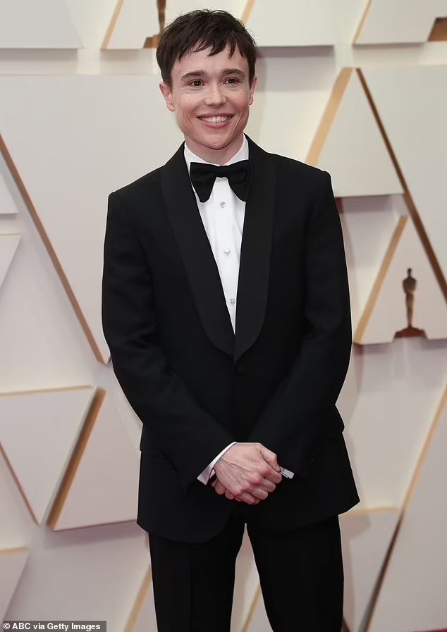 Elliot Page hạnh phúc dự giải Oscar sau khi chuyển giới từ nữ thành nam ...