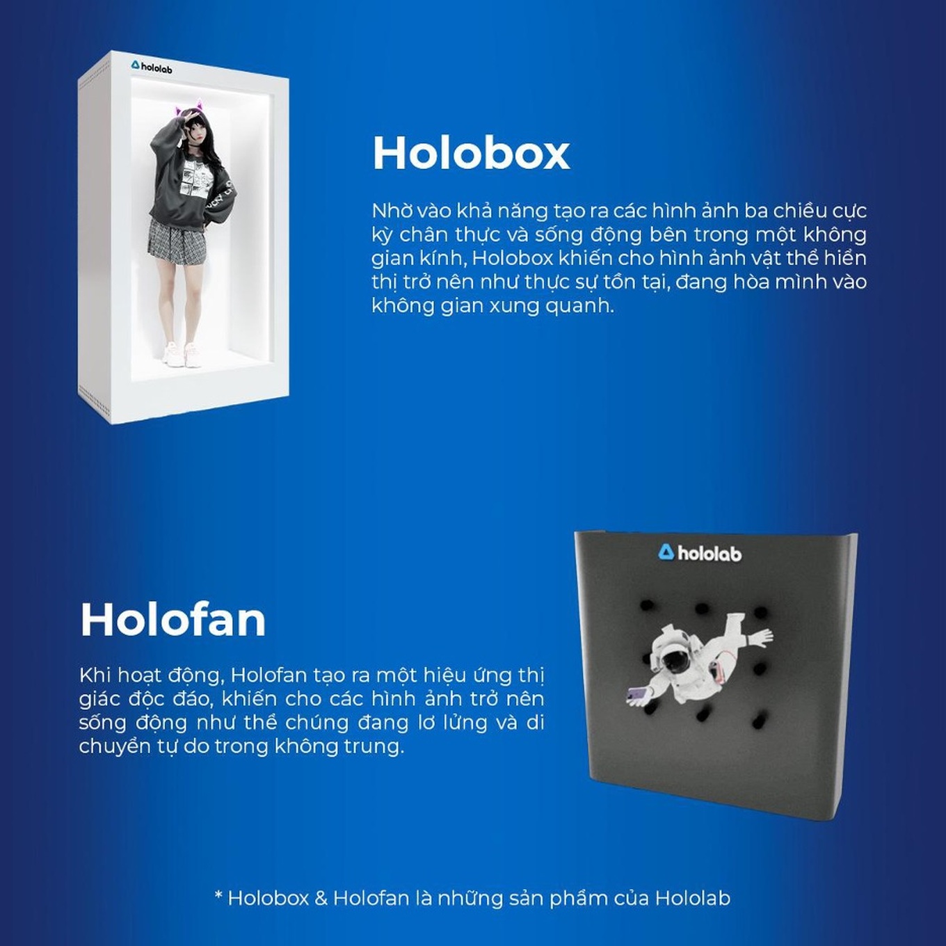 Holobox và Holofan từ Hololab: nâng tầm trải nghiệm hologram | Báo Dân trí