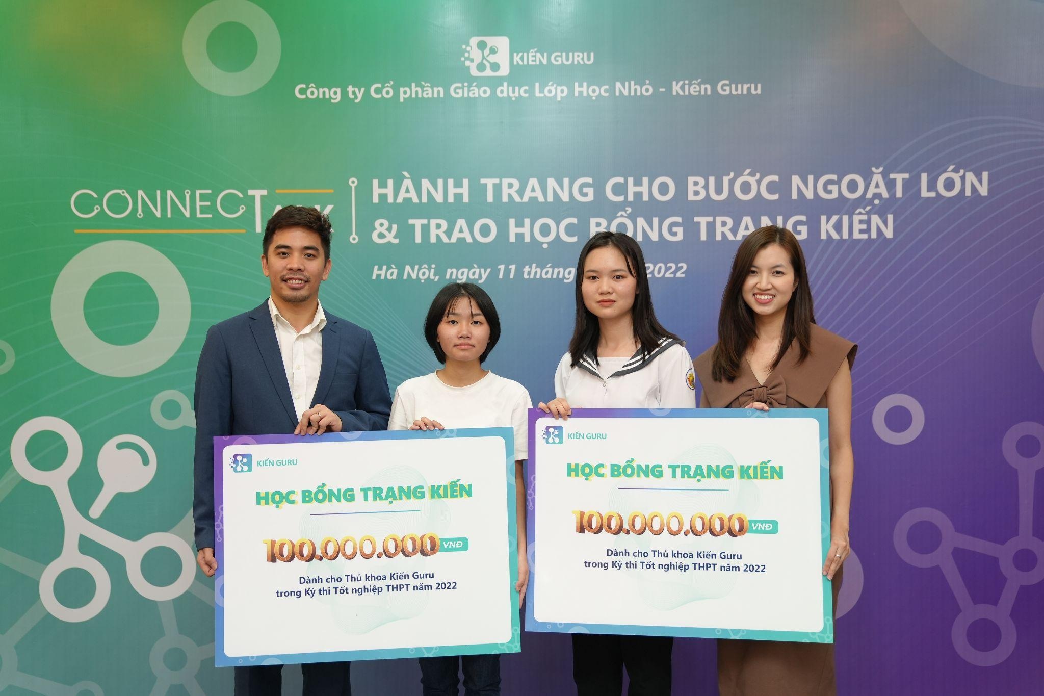 Kiến Guru trao học bổng 350 triệu đồng trong hội thảo Connectalk | Báo Dân trí