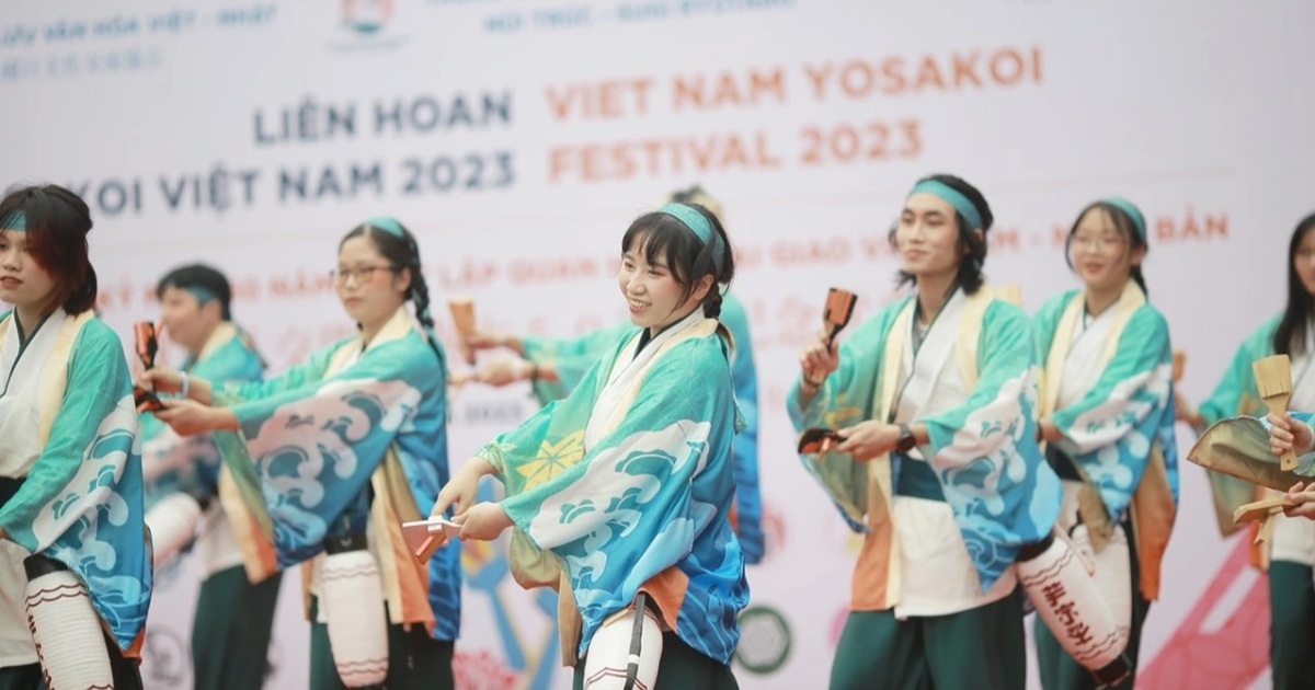 Tưng bừng, lôi cuốn Liên hoan Yosakoi Việt Nam 2023 | Báo Dân trí