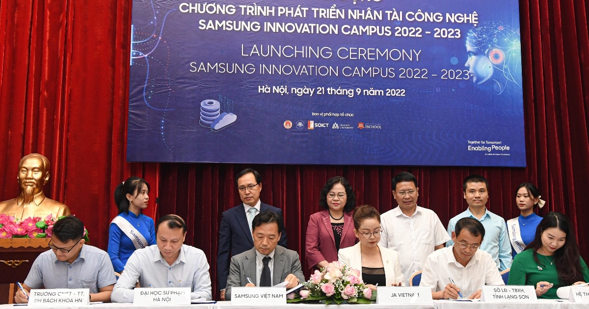 Samsung Vietnam đặt mục tiêu 3.000 học viên tại SIC 2022 - 2023 | Báo Dân trí