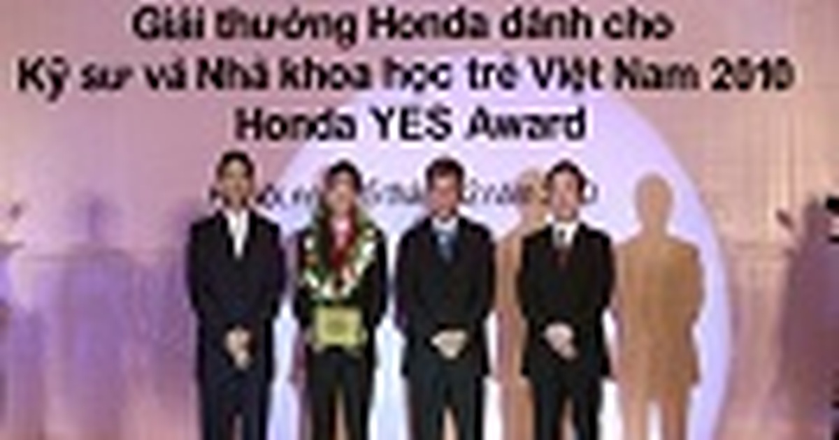 Trao giải Honda YES Award cho các kỹ sư trẻ Việt Nam | Báo Dân trí