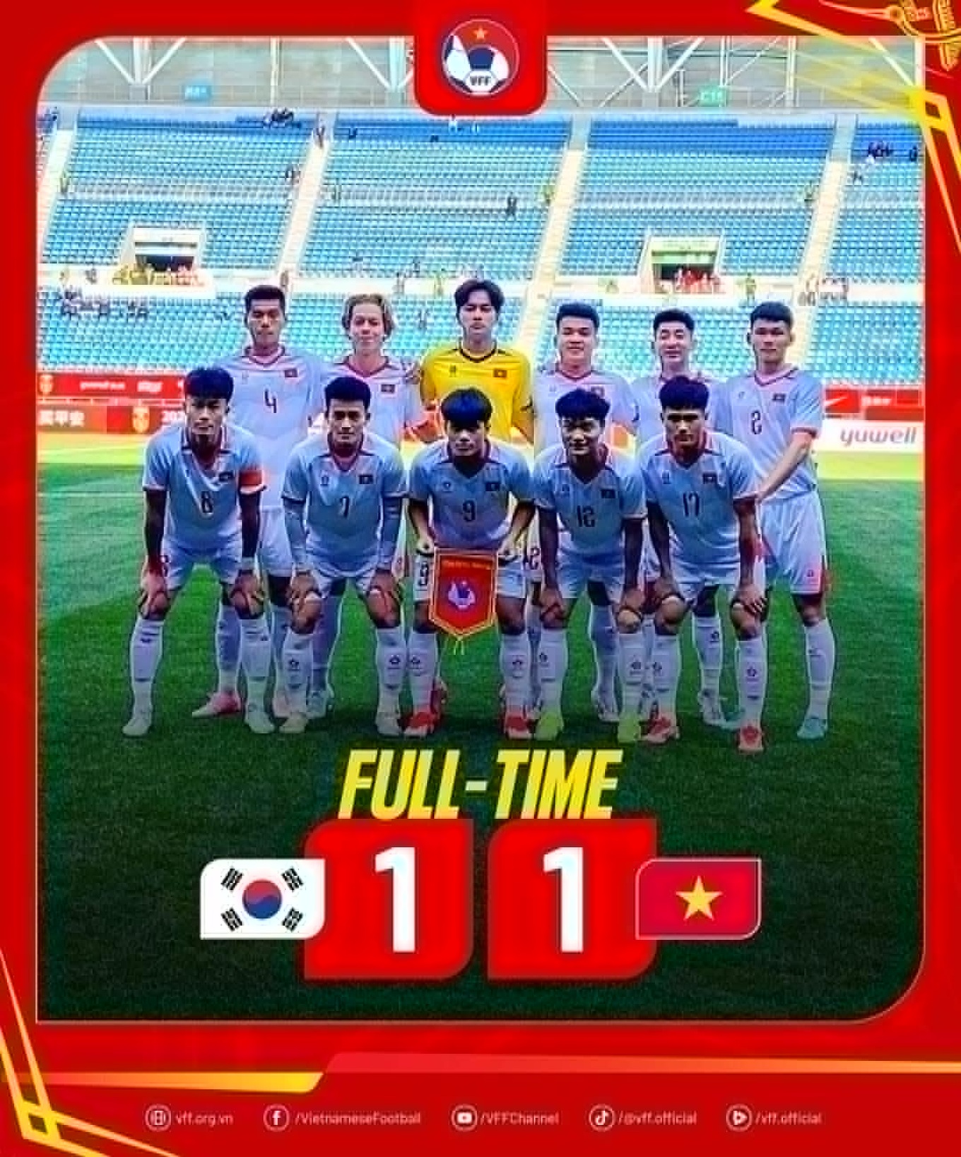 U22 Việt Nam tuột chiến thắng trước U22 Hàn Quốc ở phút bù giờ | Báo Dân trí